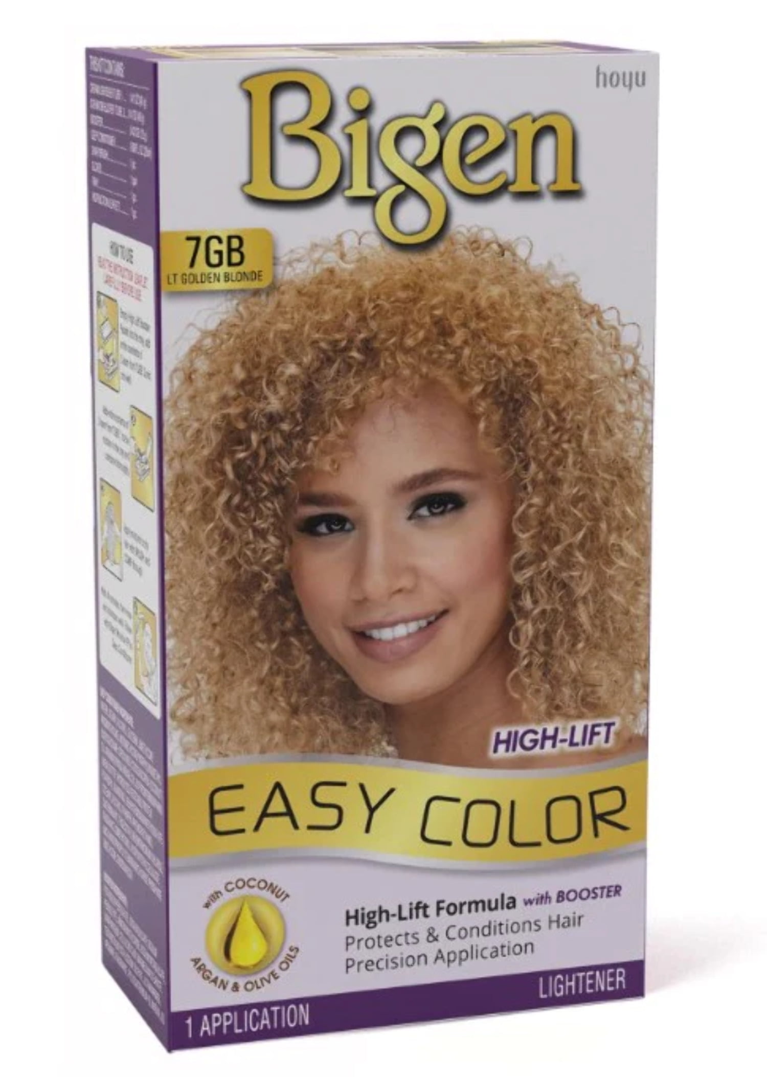 Bigen - Easy Color High-Lift Hair Dye 7GB LT Golden Blonde - Walmart.com