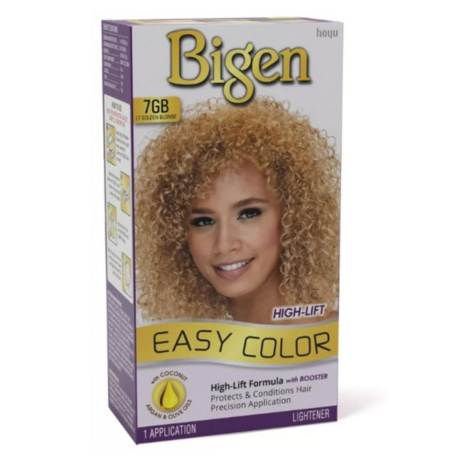 Bigen - Easy Color High-Lift Hair Dye 7GB LT Golden Blonde - Walmart.com