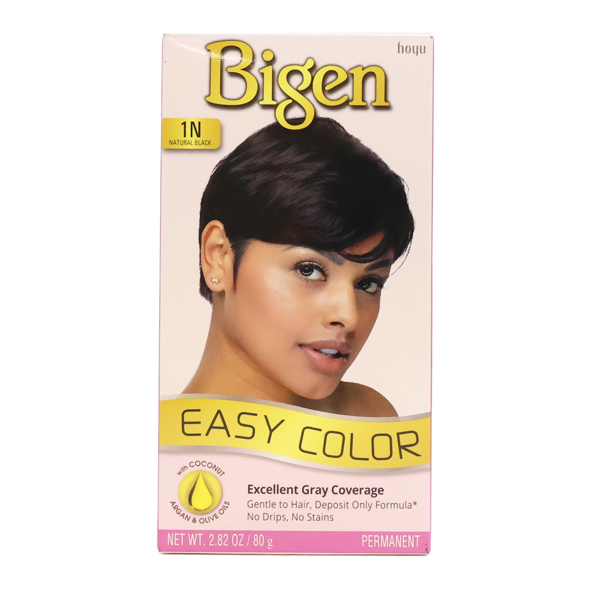 Bigen Permanent Easy Color for Women Natural Shades, 1N Natural Black ...