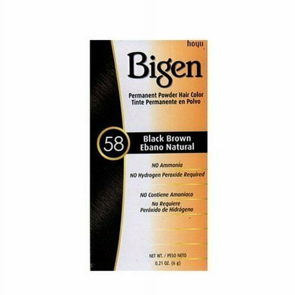 3 Pack - Bigen Permanent Powder Hair Color 57 Dark Brown 1 ea - Walmart.com