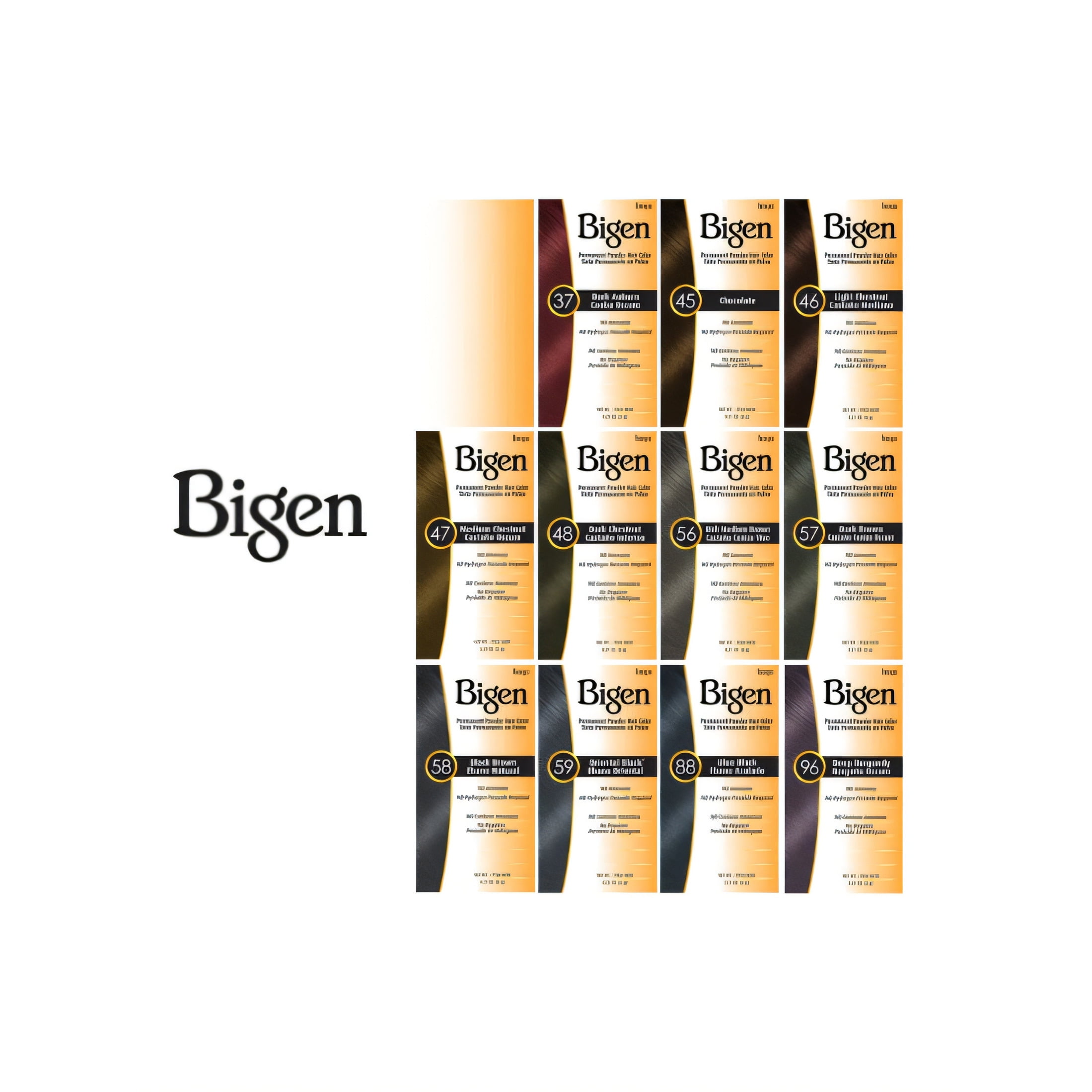 Bigen Permanent Powder Hair Color - 57 Dark Brown - Walmart.com
