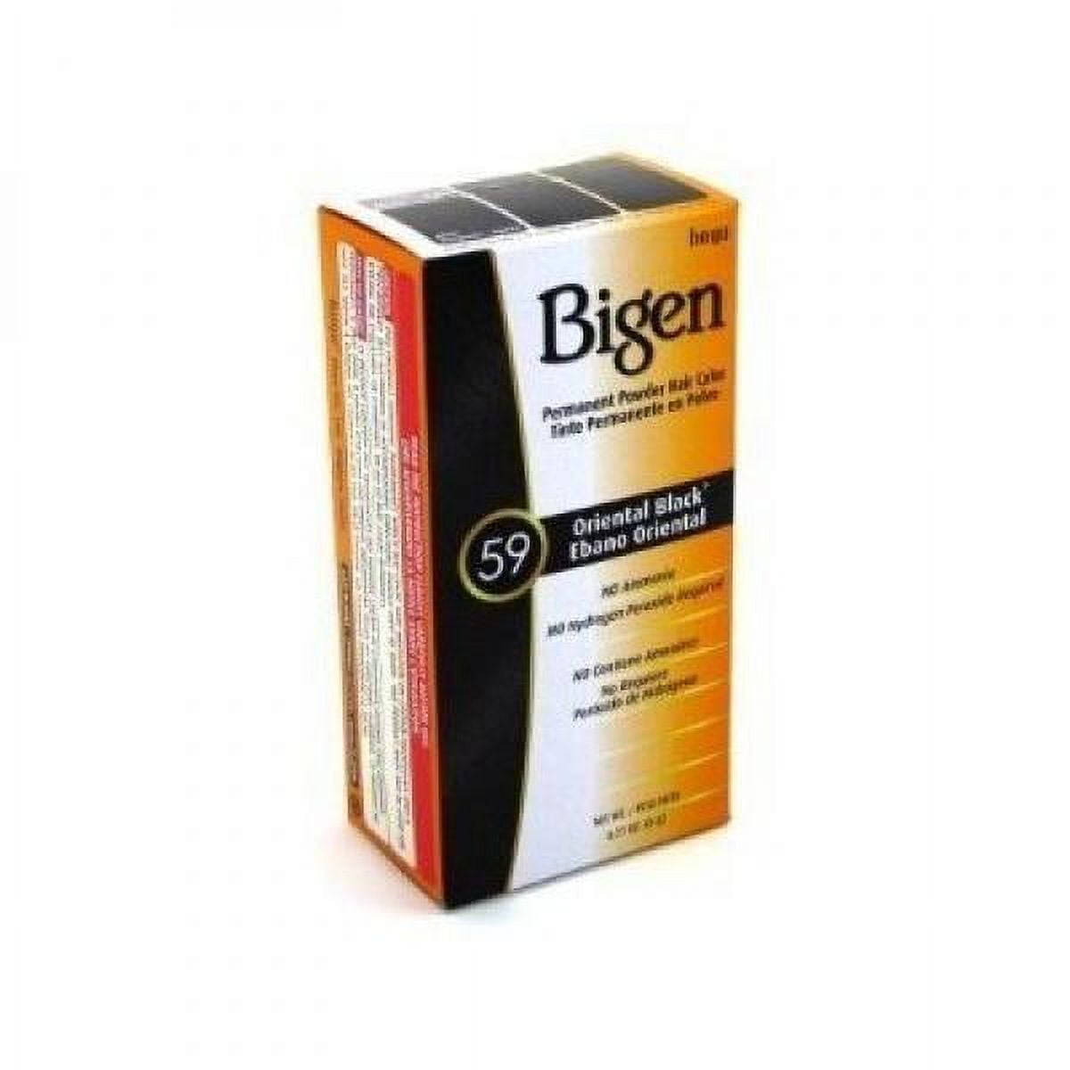 Bigen Powder Hair Color #59 Oriental Black .21 oz. (Case of 6 ...