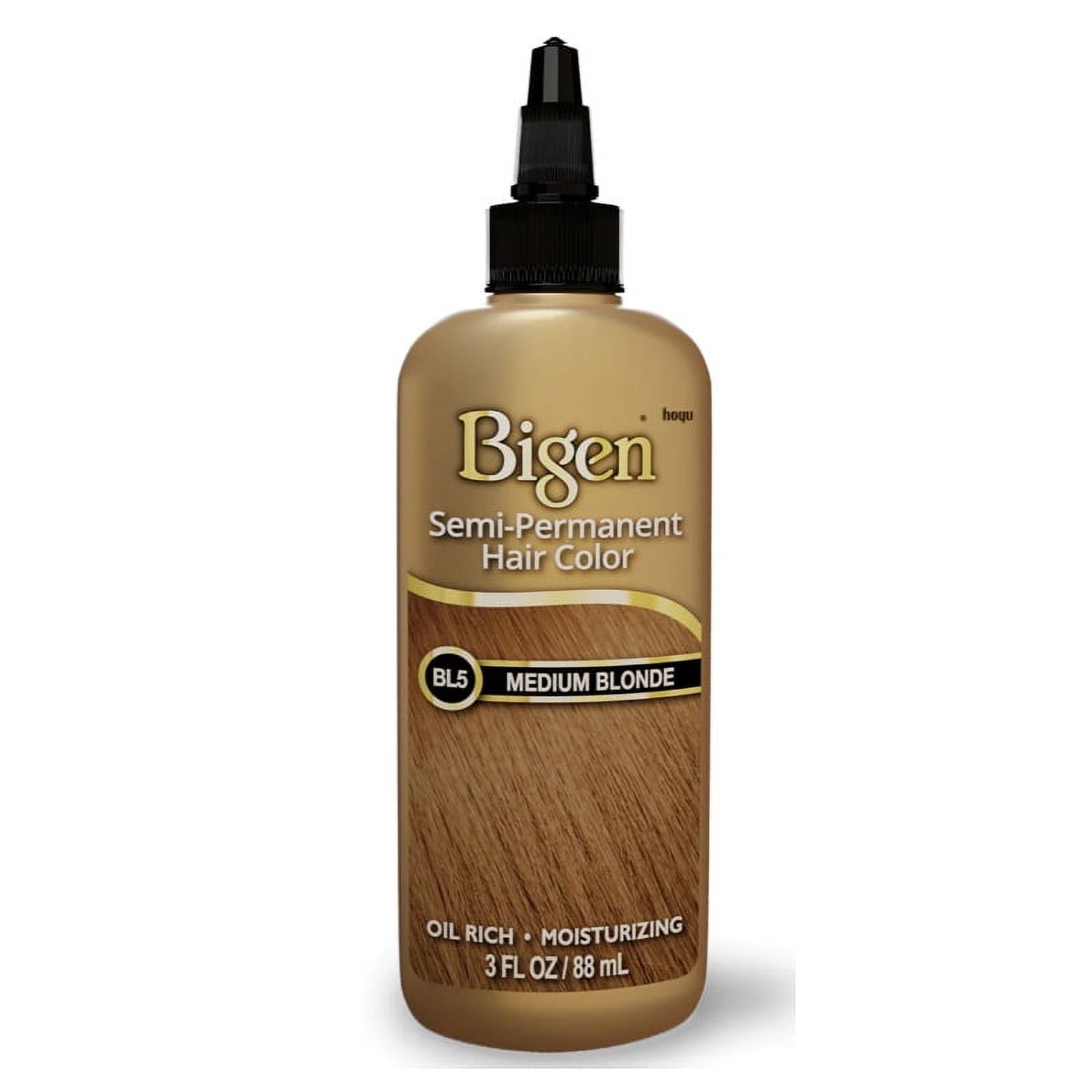 Bigen Semi Permanent Hair Color BL5, Medium Blonde - Walmart.com