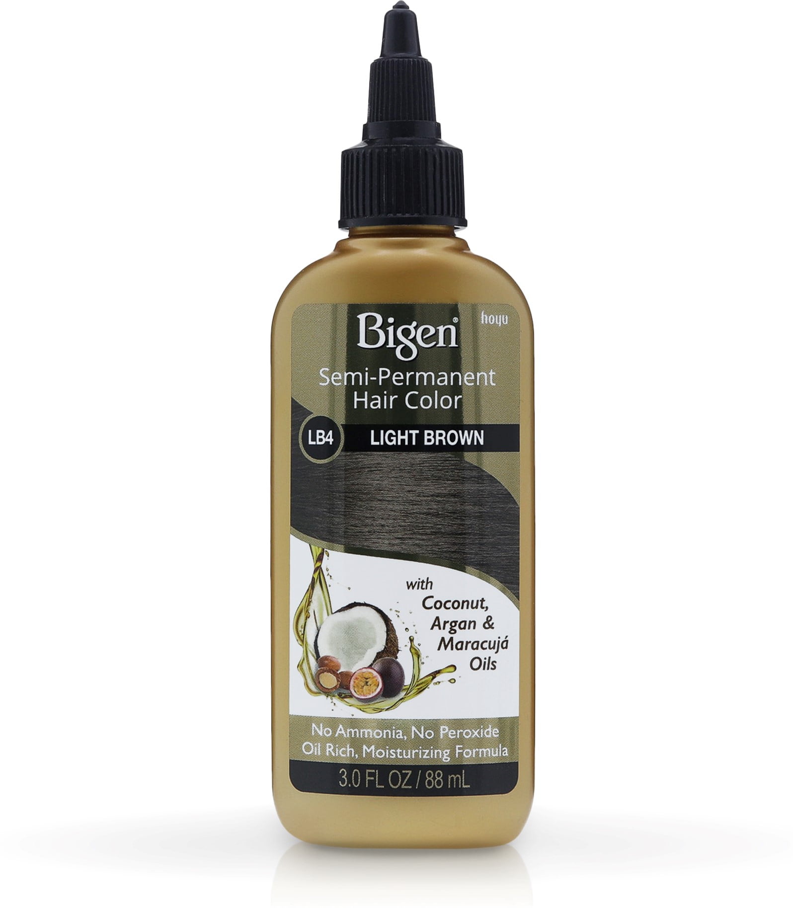 Bigen Semi Permanent Hair Color #LB4 Light Brown, 3 oz (Pack of 2 ...