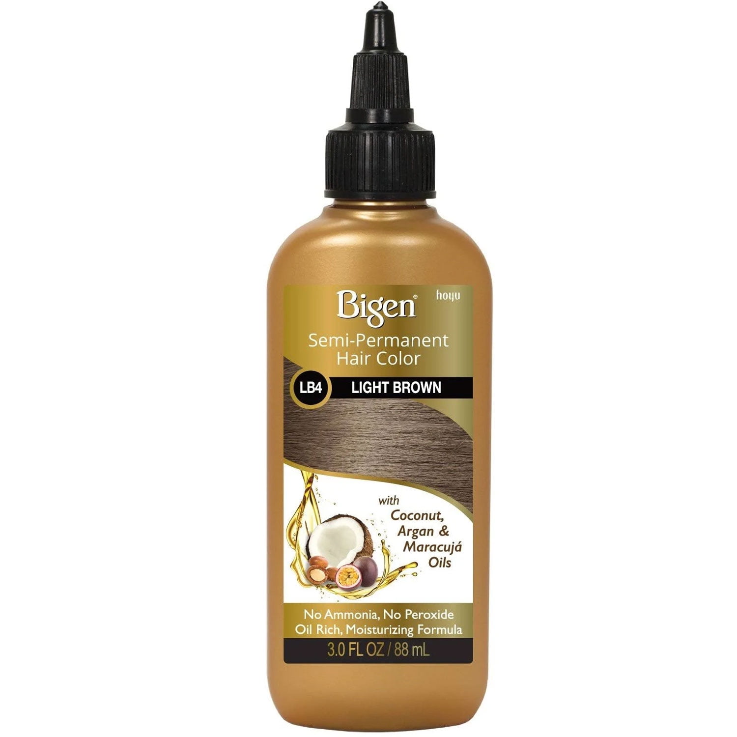 Bigen Semi Permanent Hair Color Light Brown, Moisturizing, Excellent ...