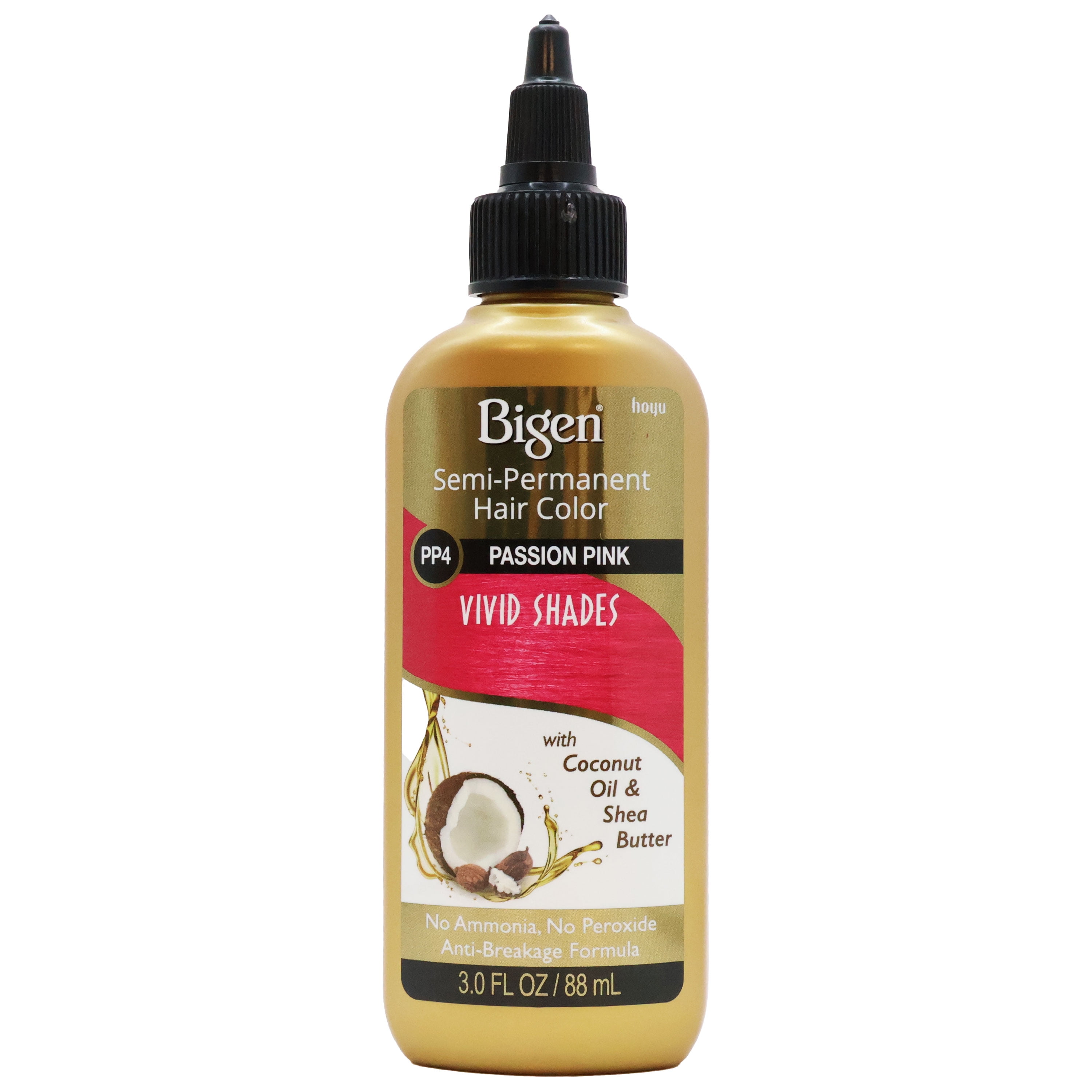 Bigen Semi Permanent Hair Color Vivid Shades PP4 Passion Pink 3 Oz ...