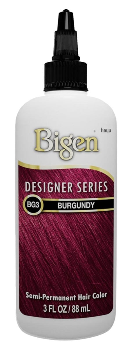 Bigen Semi-Permanent Haircolor #BG3 Burgundy 3oz (Pack of 2) - Walmart.com