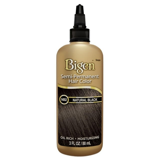 Bigen Semi-Permanent Haircolor #Nb2 Natural Black 3oz (Pack of 3 ...