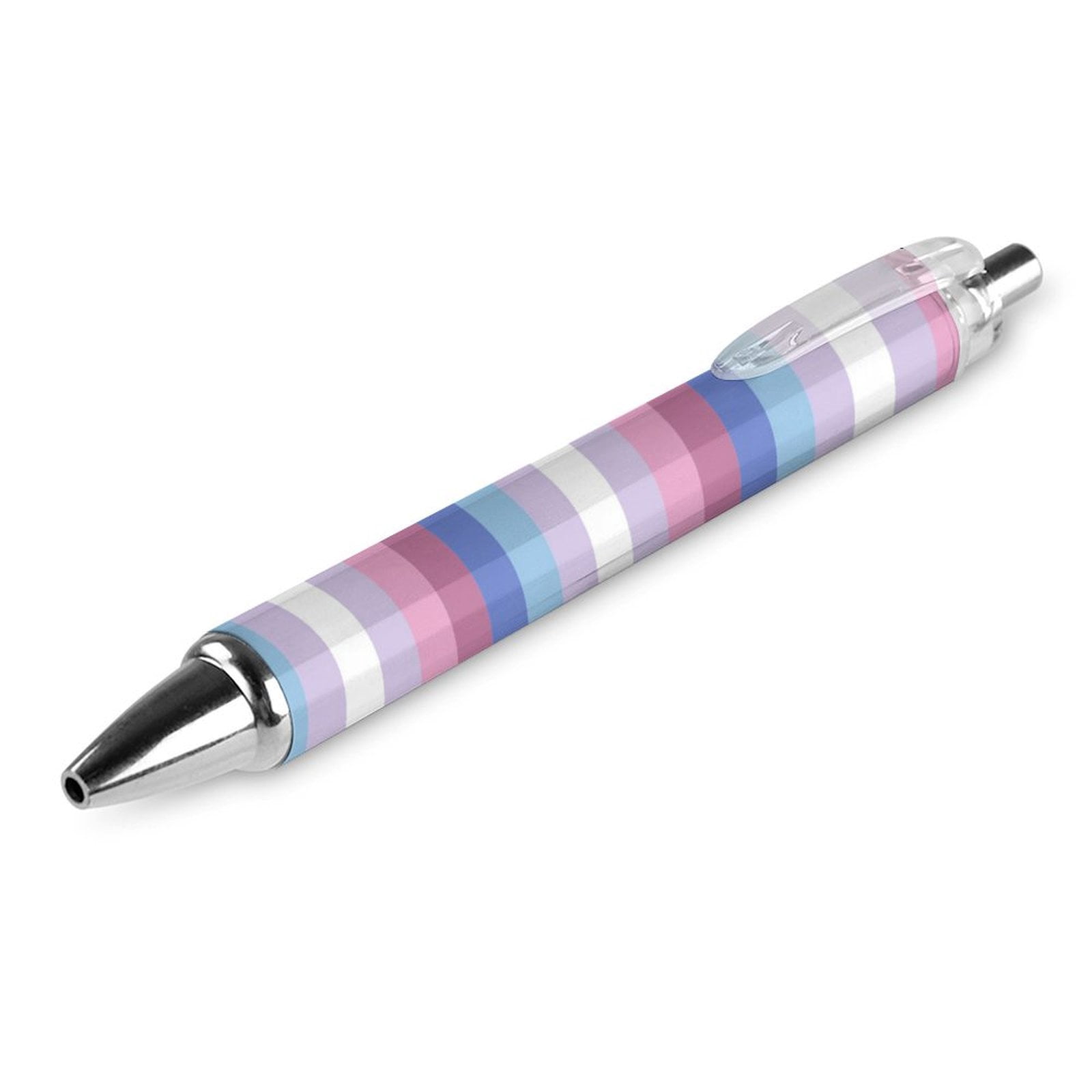 Bigender Pride Flag LGBTQ (2) Ballpoint Pen Retractable Pens Black ...