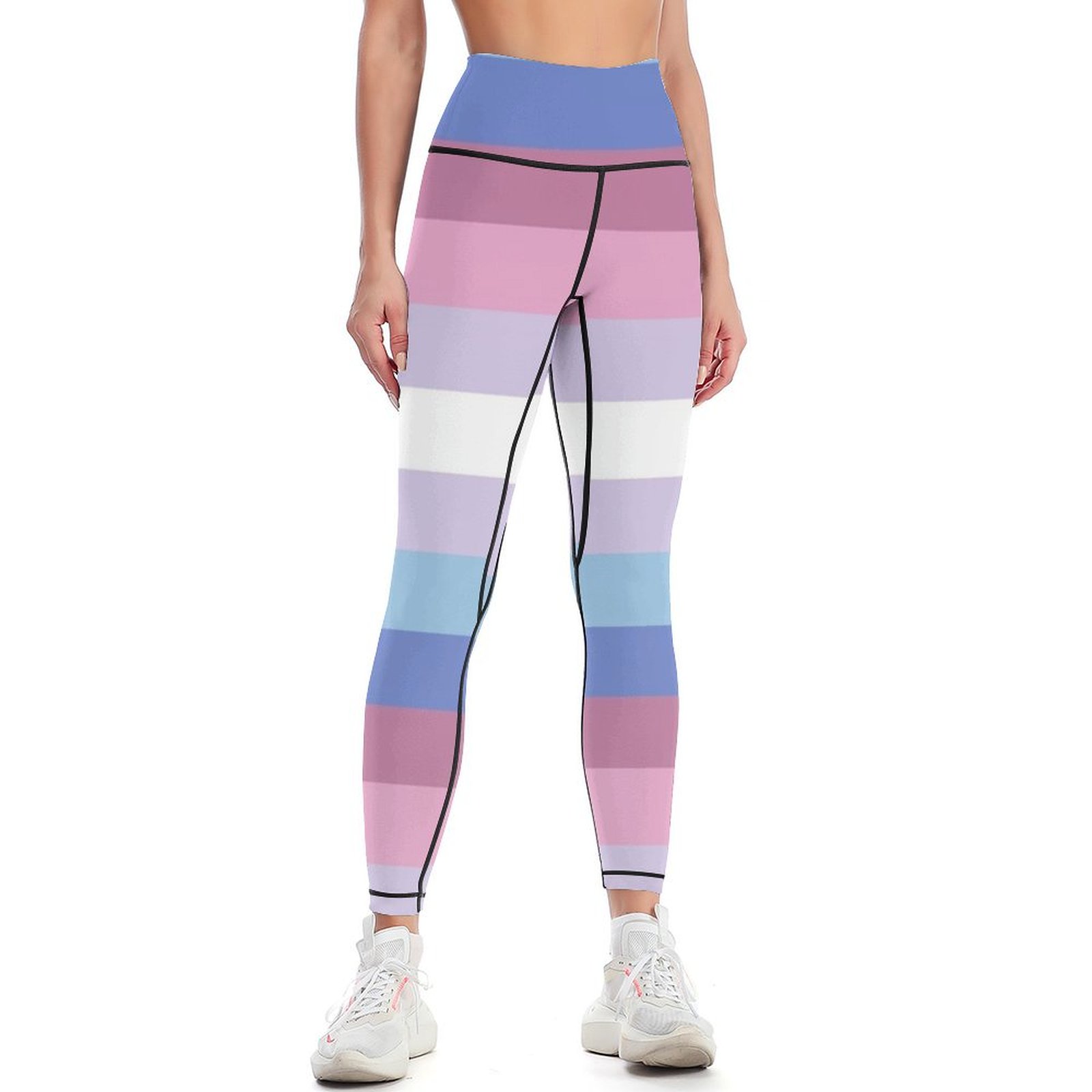 Bigender Pride Flag Leggings sports shirts gym Jogger pants exercise ...