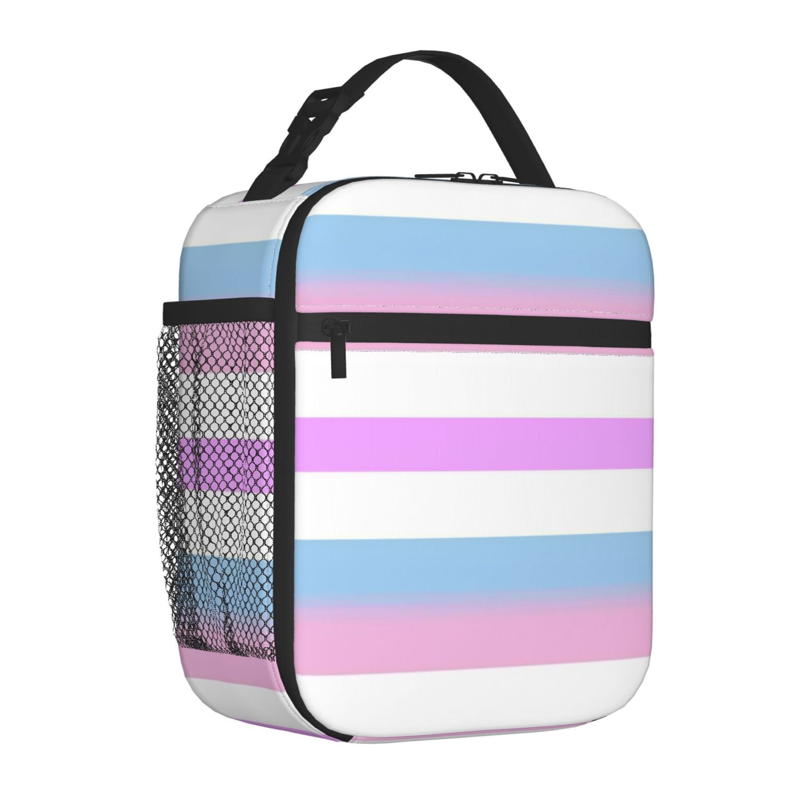 Bigender Pride Flag Lgbtq Lunch Box Portable Insulated Bag Reusable For Women&Men&Work Picnic ...