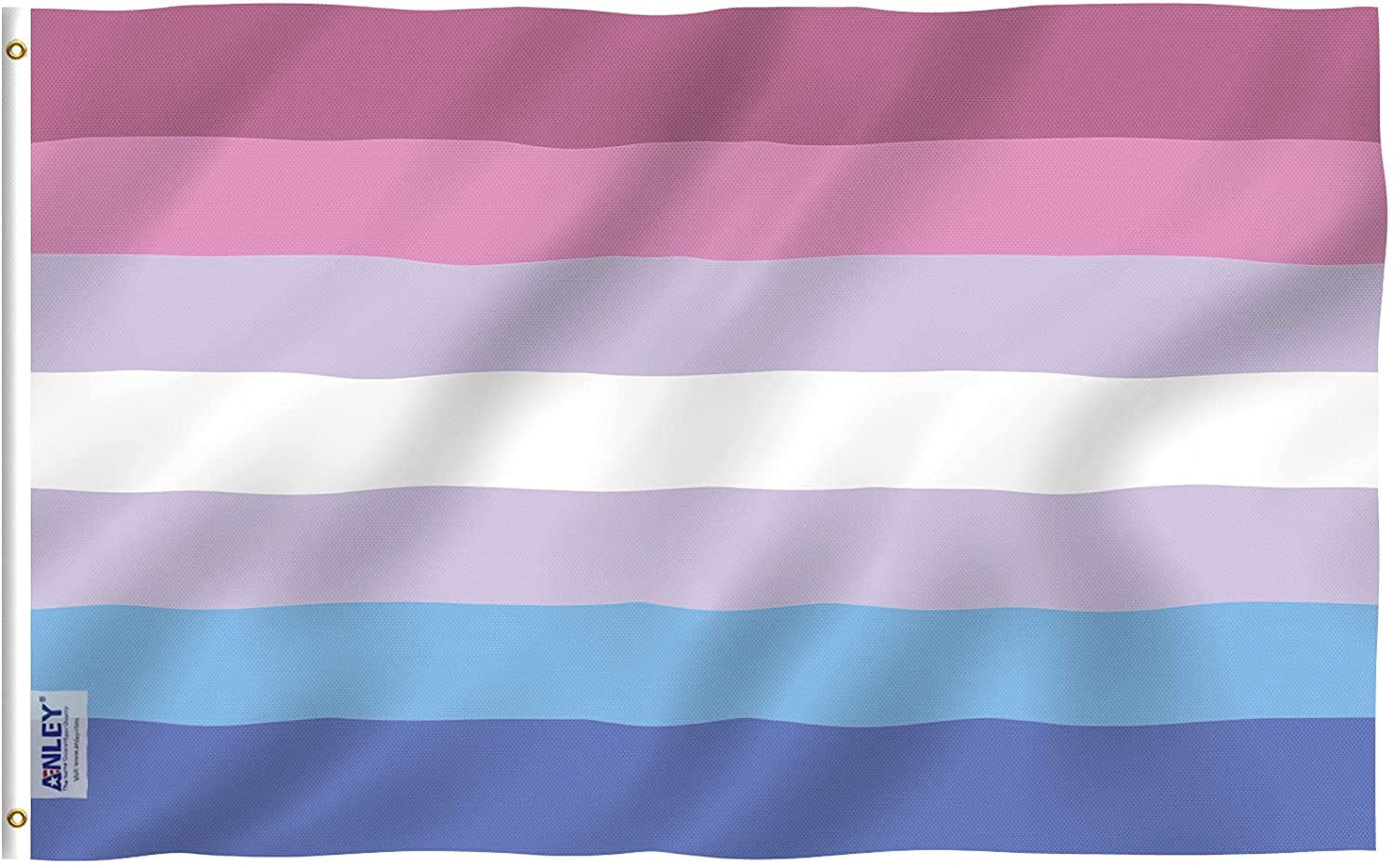 Bigender Pride Flag - Vivid Color and Fade proof - Bi Gender LGBT Flags ...