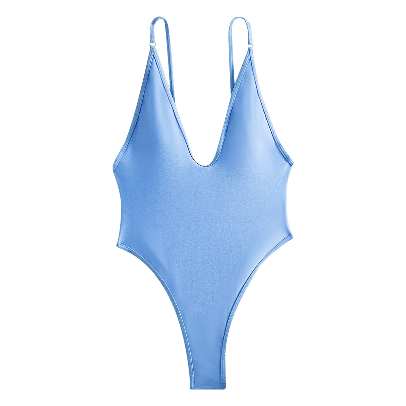 Bigersell Athletic Swimsuits For Women One Piece Summer V Neck