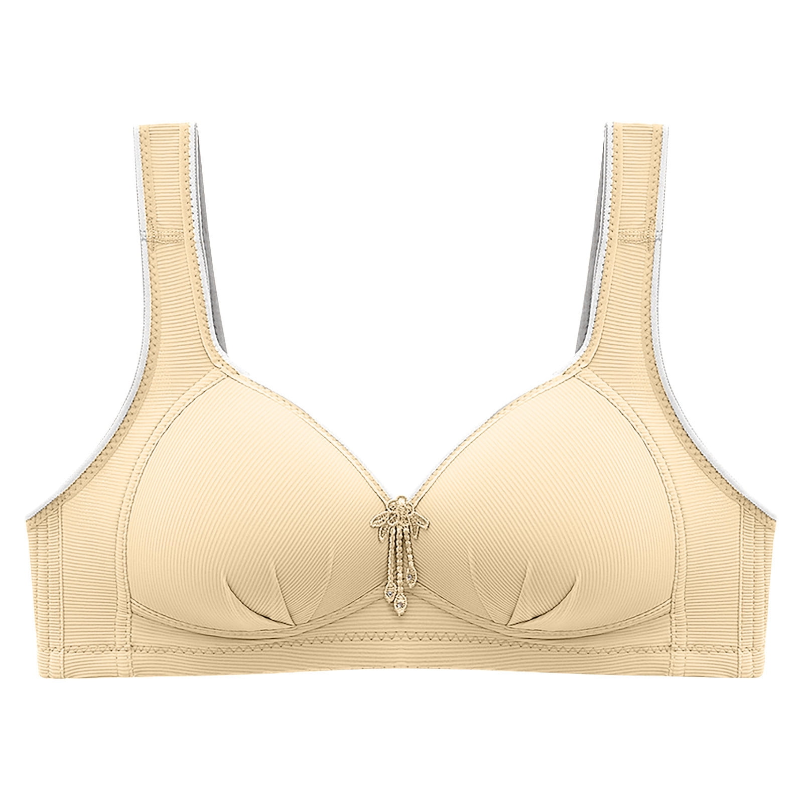Bigersell Backless Bra Women Printed Gathered Together Daily Bra ...