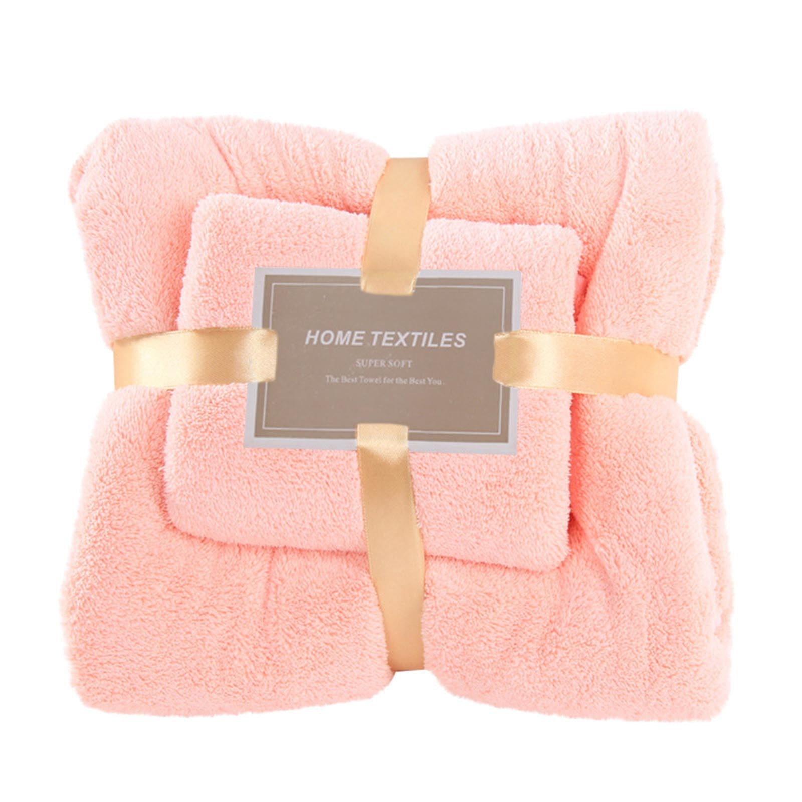 Bigersell Bathroom Towels Set - Microfiber Soft Plush Bath Towels Solid ...