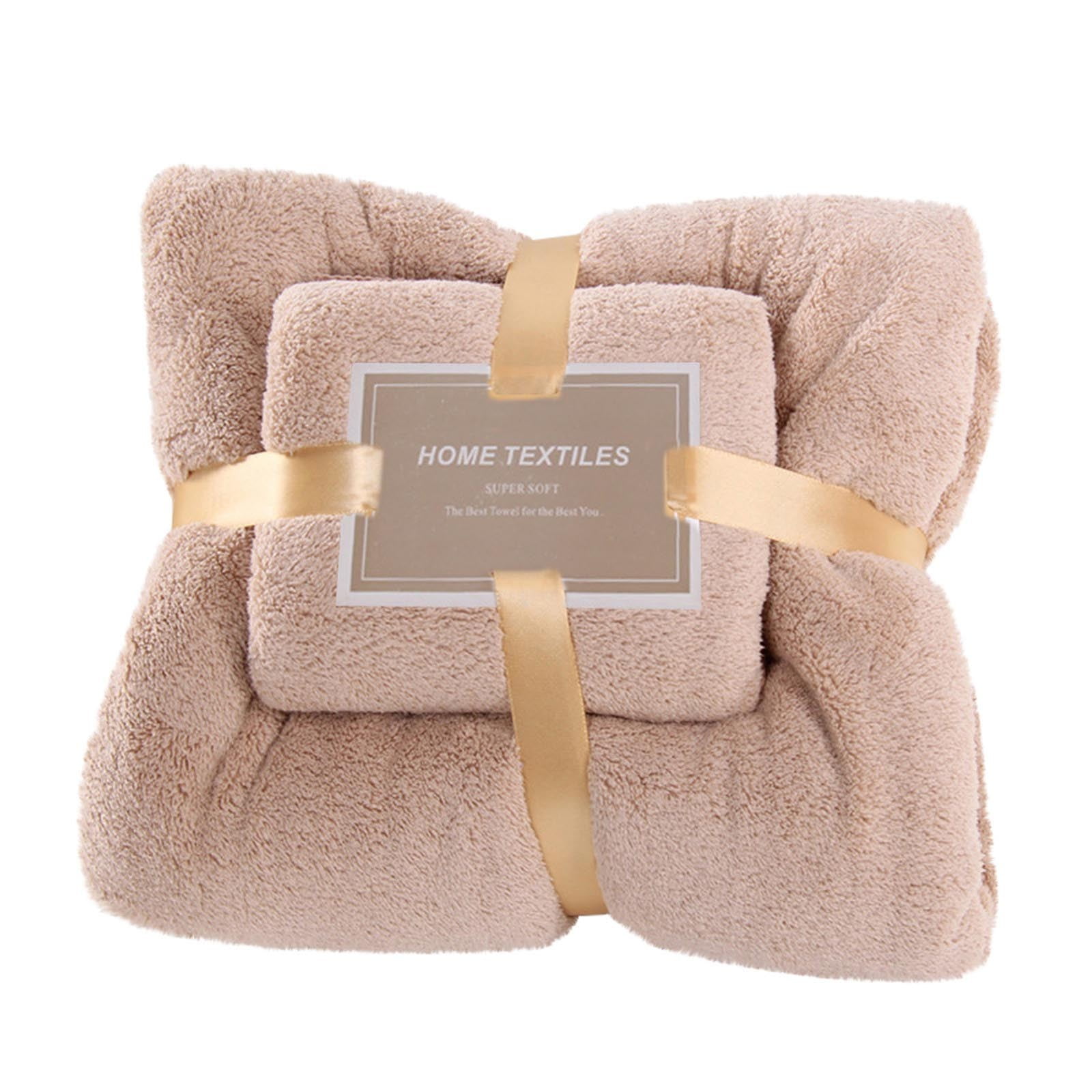 Bigersell Bathroom Towels Set - Microfiber Soft Plush Bath Towels Solid ...