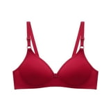 Bigersell Bra and Panty Sets for Women Bra Soild Wire Free Underwear 1 ...