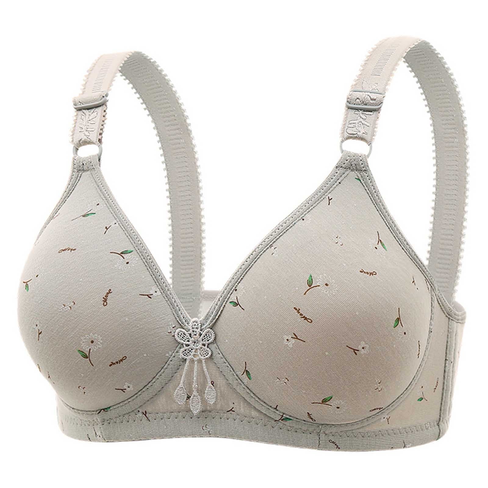 Bigersell Bras for Women, Full-Coverage Bra, Wireless Push up Padded ...