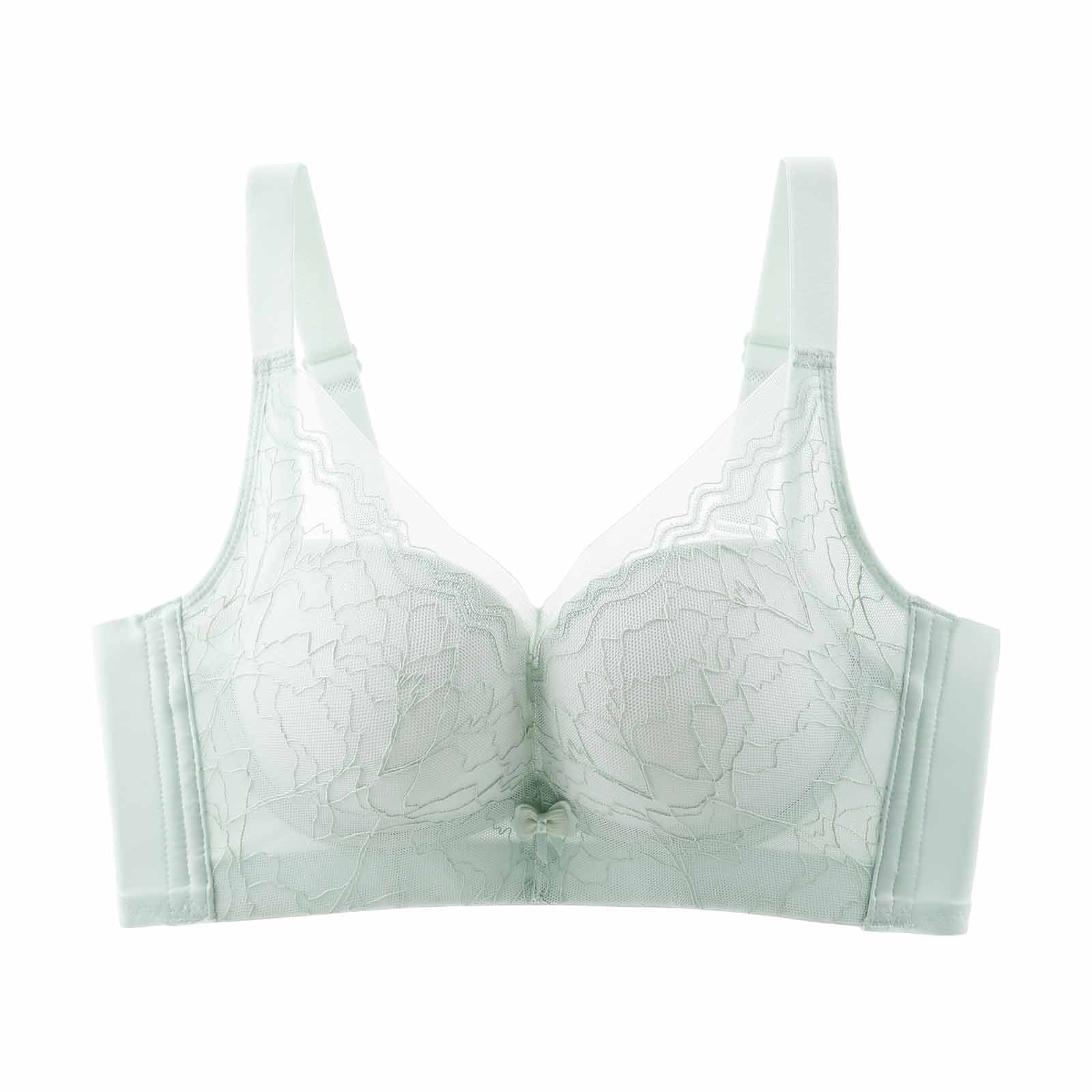 Bigersell Bras for Women No Underwire V-Neck Lace Wireless Bra Comfort ...