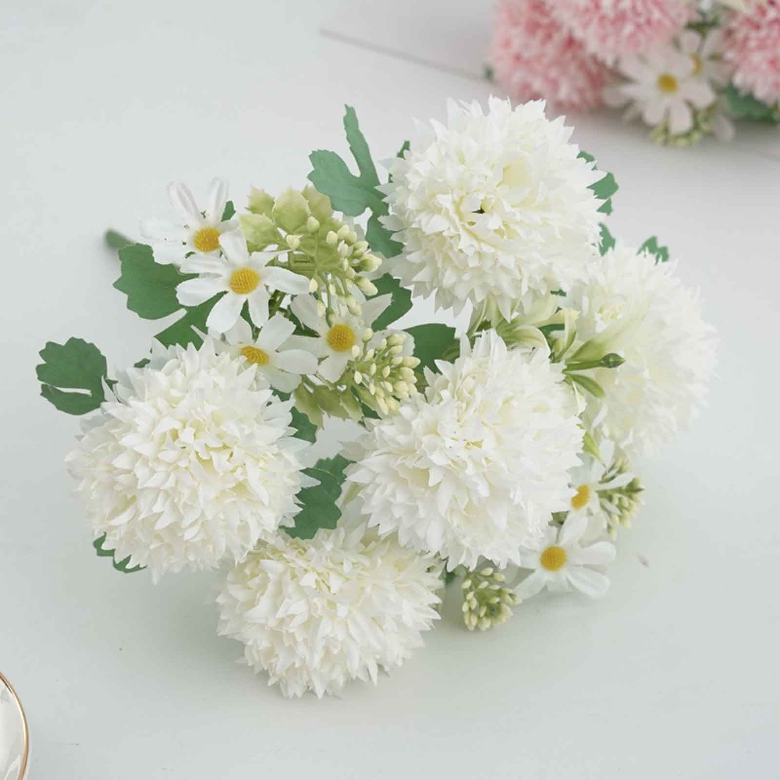 Bigersell Carnations Artificial Flowers, Fake Spring Flowers, Faux ...