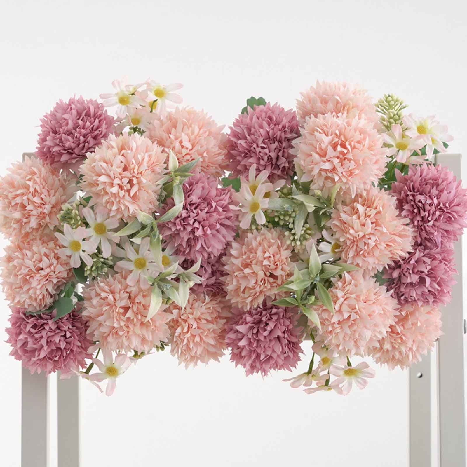 Bigersell Carnations Artificial Flowers, Fake Spring Flowers, Faux ...