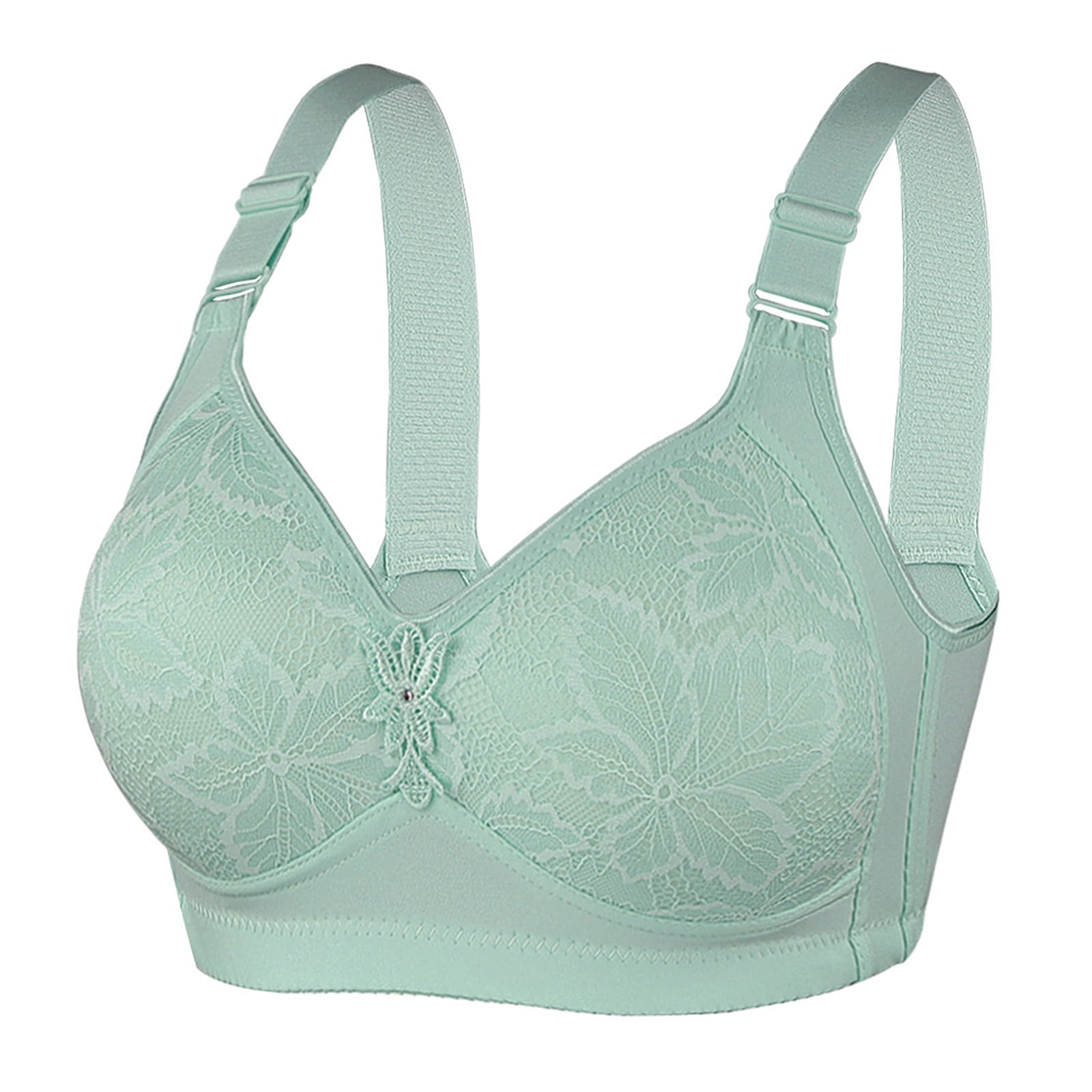 Bigersell Cotton Sports Bras for Women Lace Bra and Panty Set Ladies ...