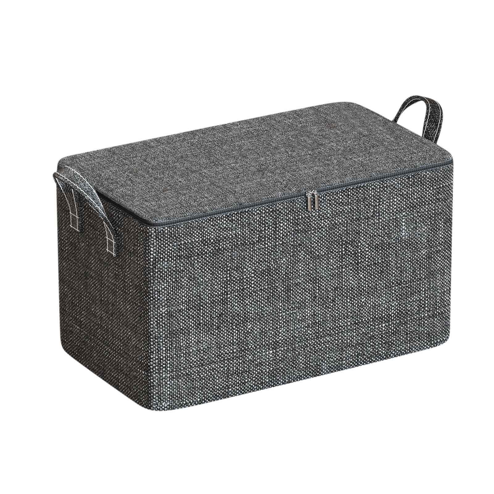 Bigersell Fabric Storage Bins for Clothes Storage Bag Slider Zipper ...