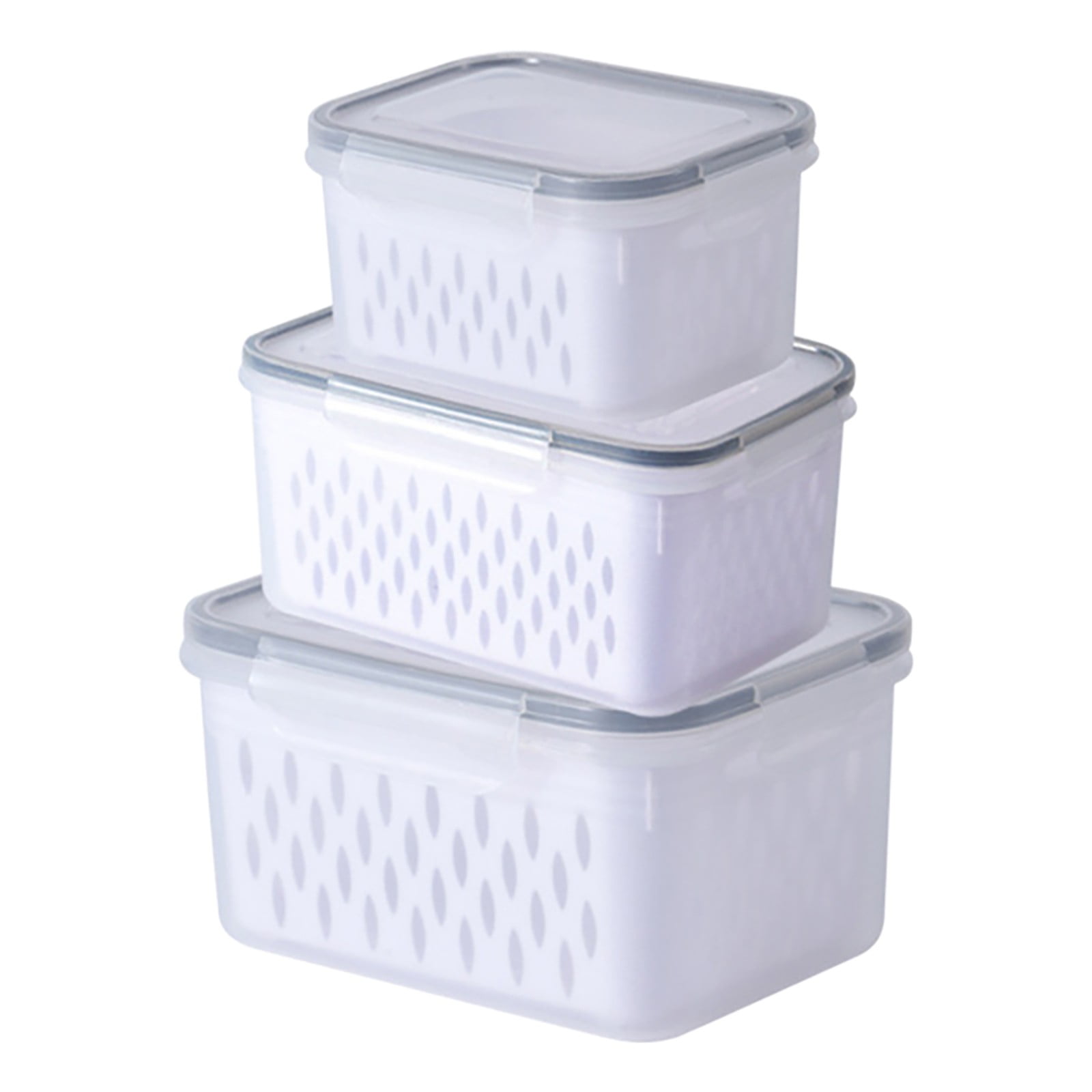Bigersell Food Containers with Lids Plastic Clearance Airtight Pet Food ...