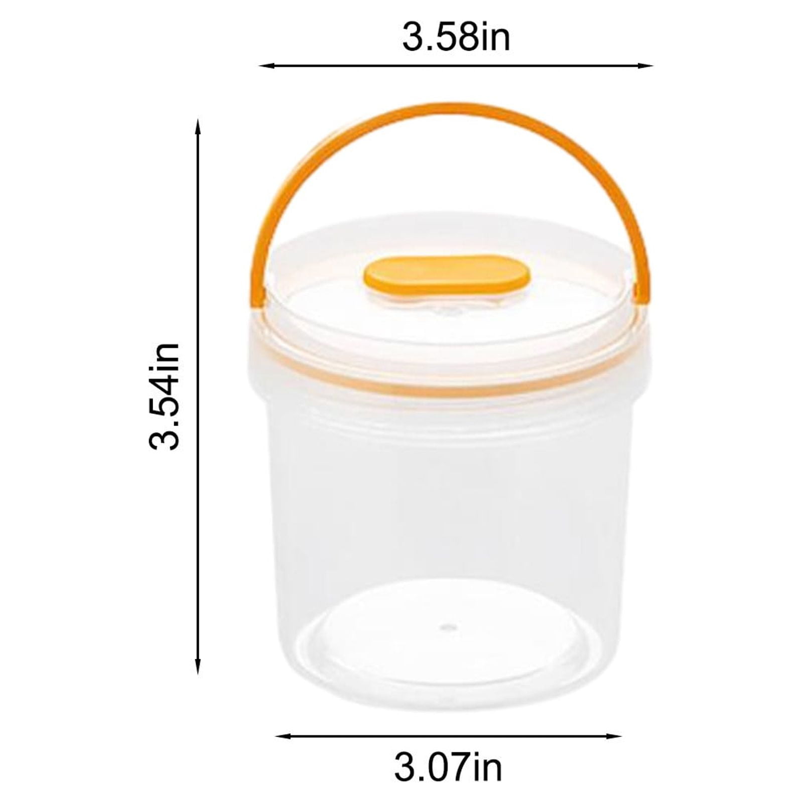Bigersell Food Storage Buckets with Lids Airtight Clearance Stackable ...