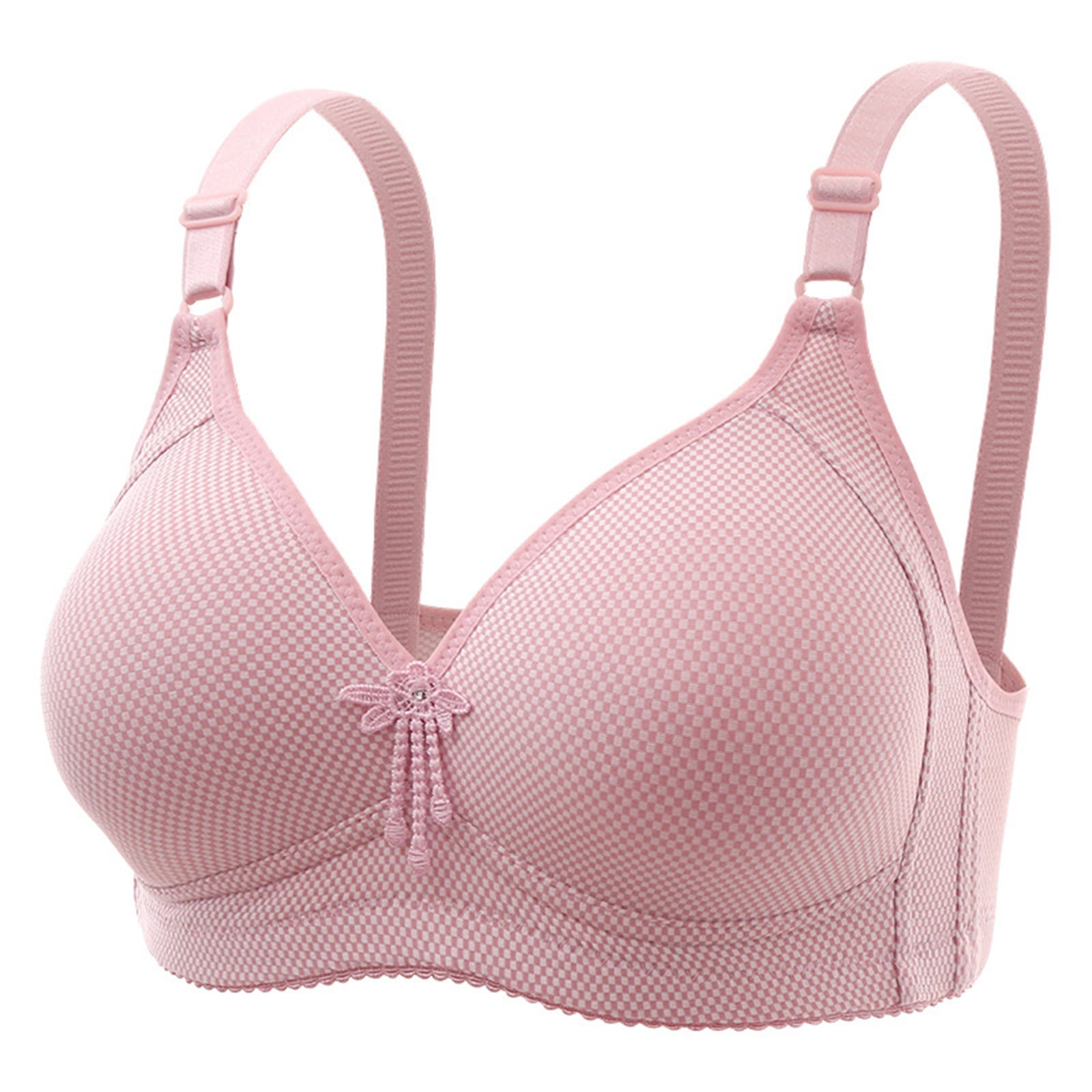Bigersell Full-Coverage Underwire Bra Women Embroidered Lace ...