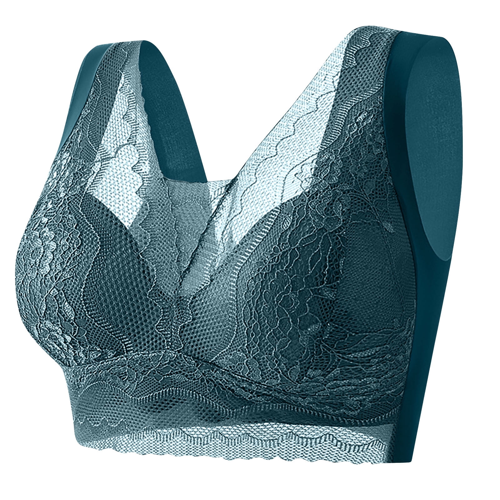 Bigersell Full-Figure Bra Trendy Women Oversized Lace Thin Lingerie ...