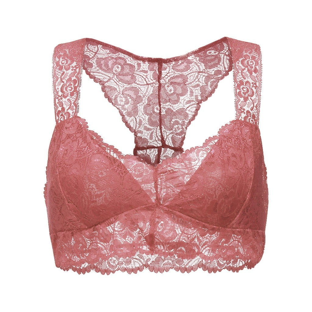 Bigersell Girls Bra Front Closure Bras for Women Full-Coverage Wirefree ...