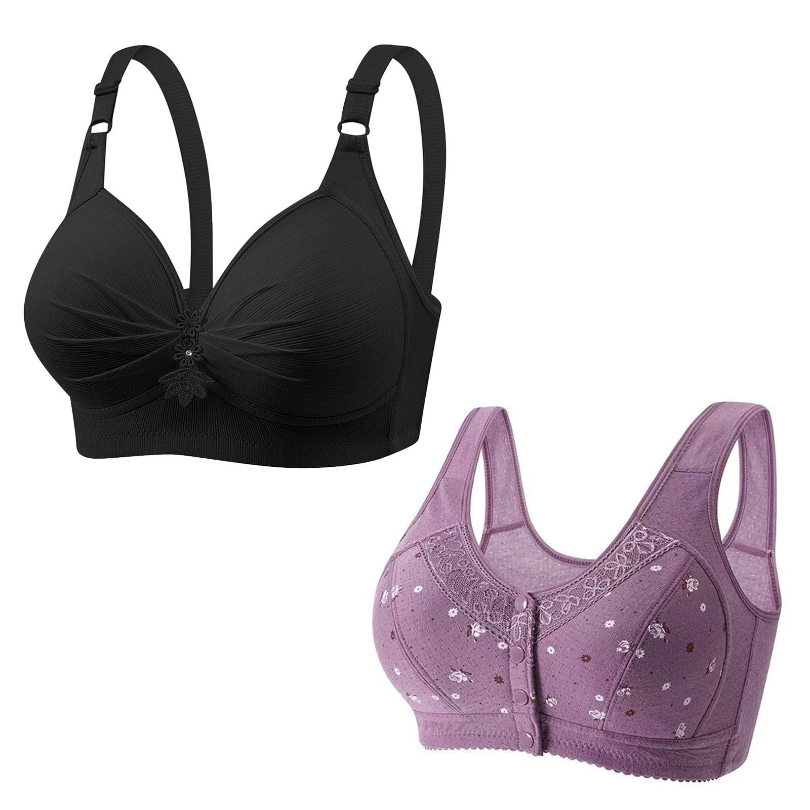 Bigersell Lace Bra New 2pc Woman's Printing Push up Bras Plus Size ...