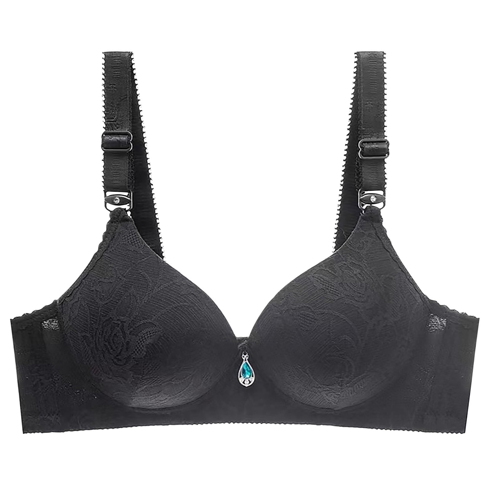 Bigersell Lace Bras for Women Push up Bra No Underwire Hook and Eye ...