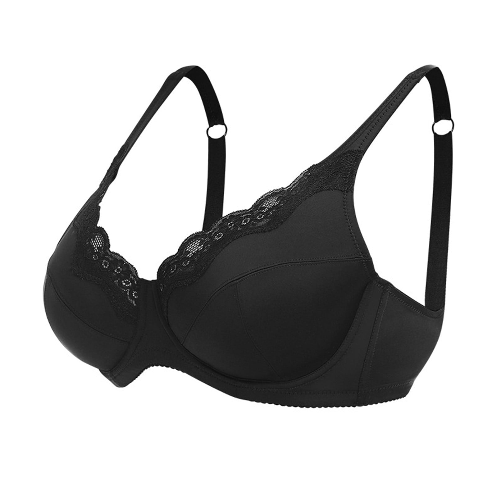 Bigersell Ladies Bras No Underwire Women Plus Size Wireless Full ...