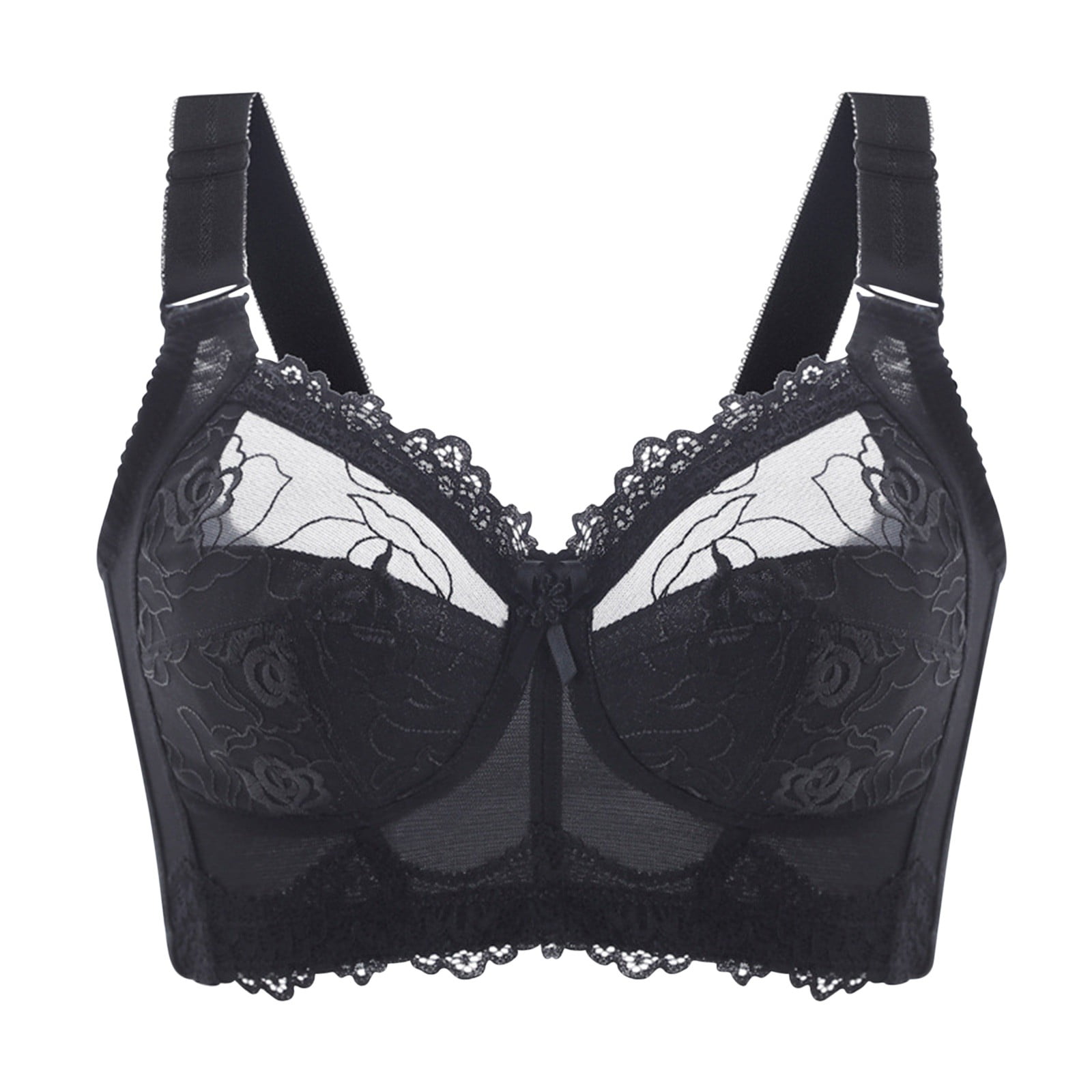 Bigersell Ladies Bras Upgrade Women Large Chest Small Bra No Underwire ...