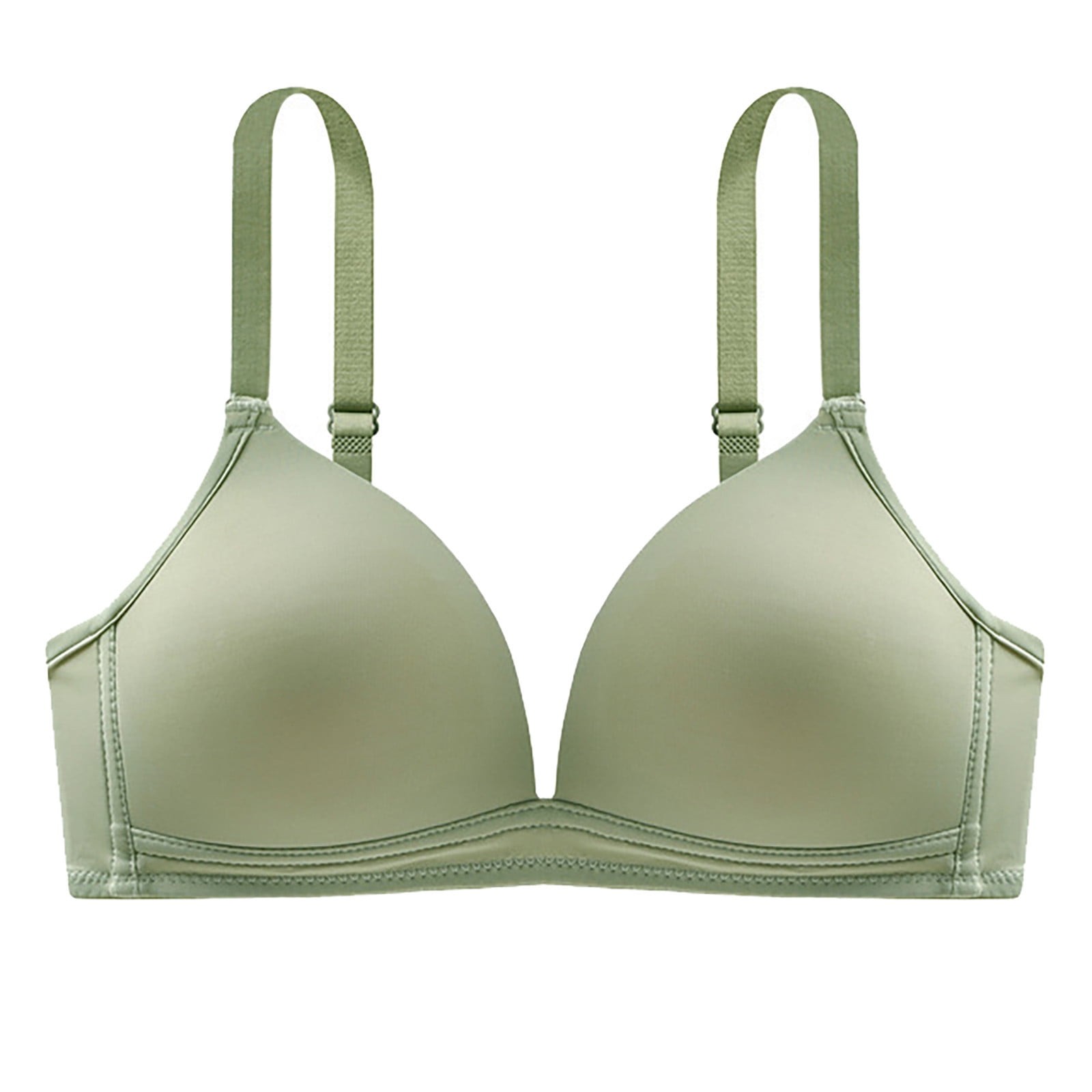 Bigersell Lounge Bra Ladies Seamless Comfortable No Underwire Thin ...