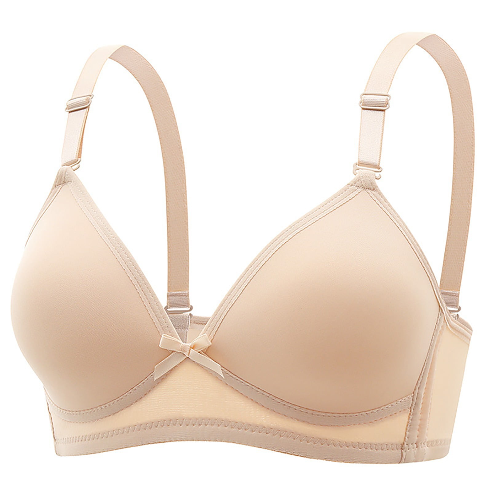 Bigersell No Show Bra On Sale Woman's Embroidered Seamless Comfortable ...