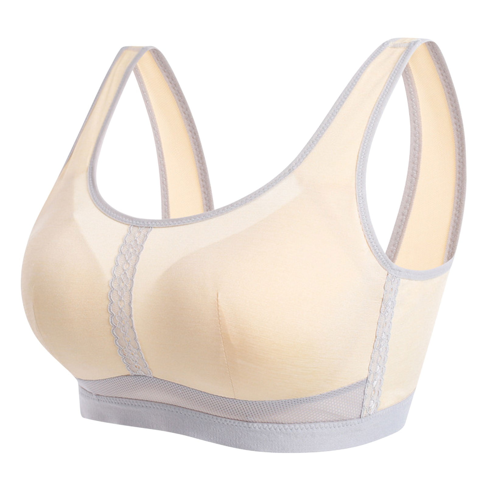 Bigersell Nursing Sleep Bra V-Neck Wire-Free Bra Support Women Seamless ...