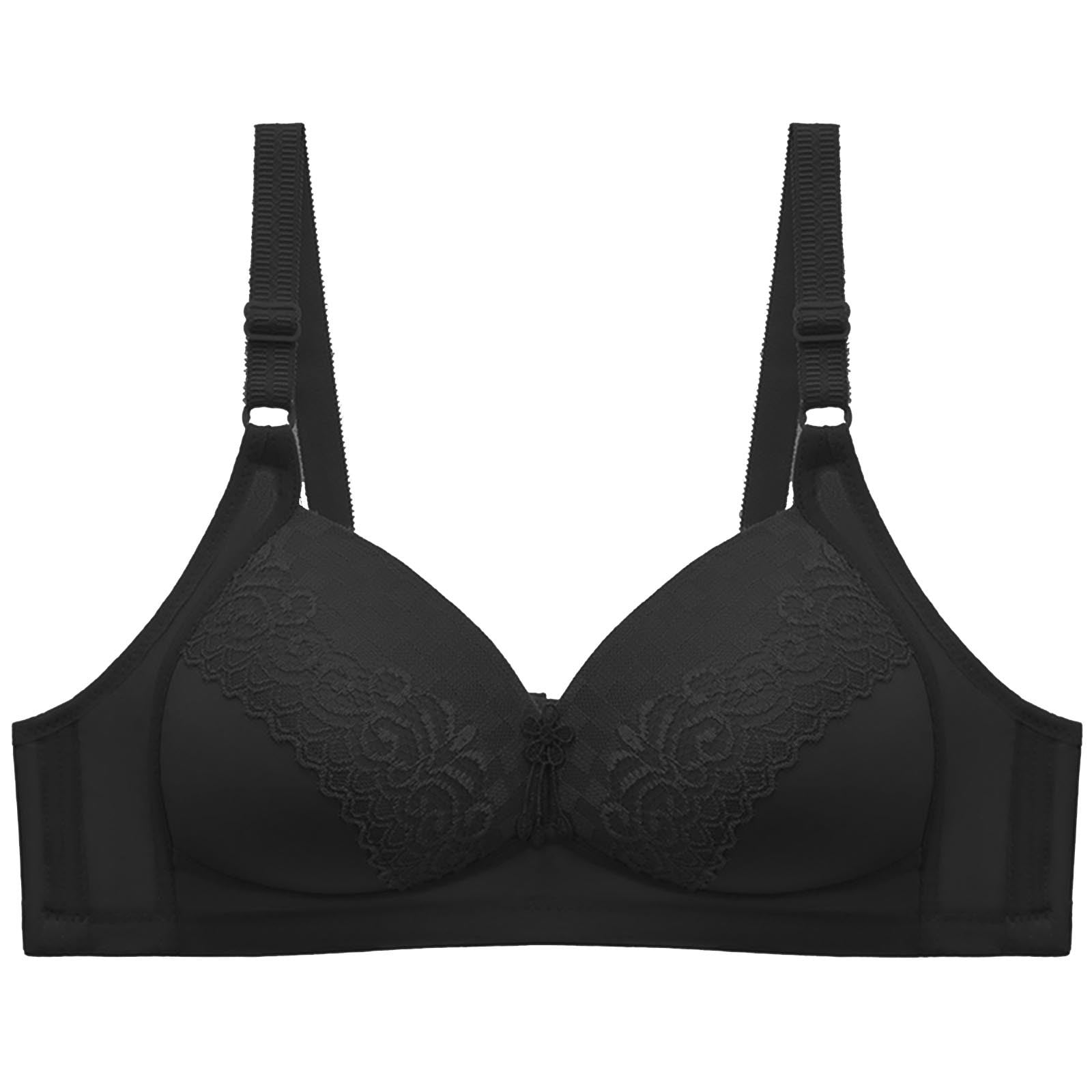 Bigersell Padded Bra Women Solid Color Comfortable Hollow Out Bra ...