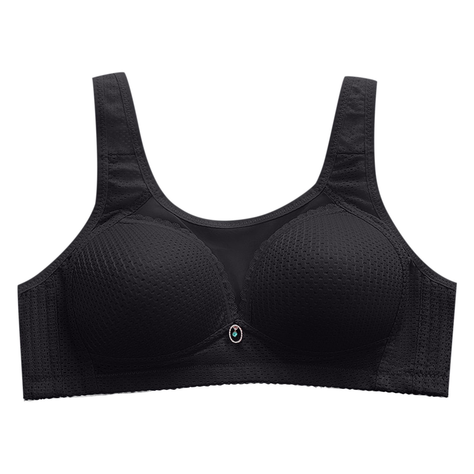 Bigersell Padded Bralettes for Women Plus Size Camouflage Print Front ...