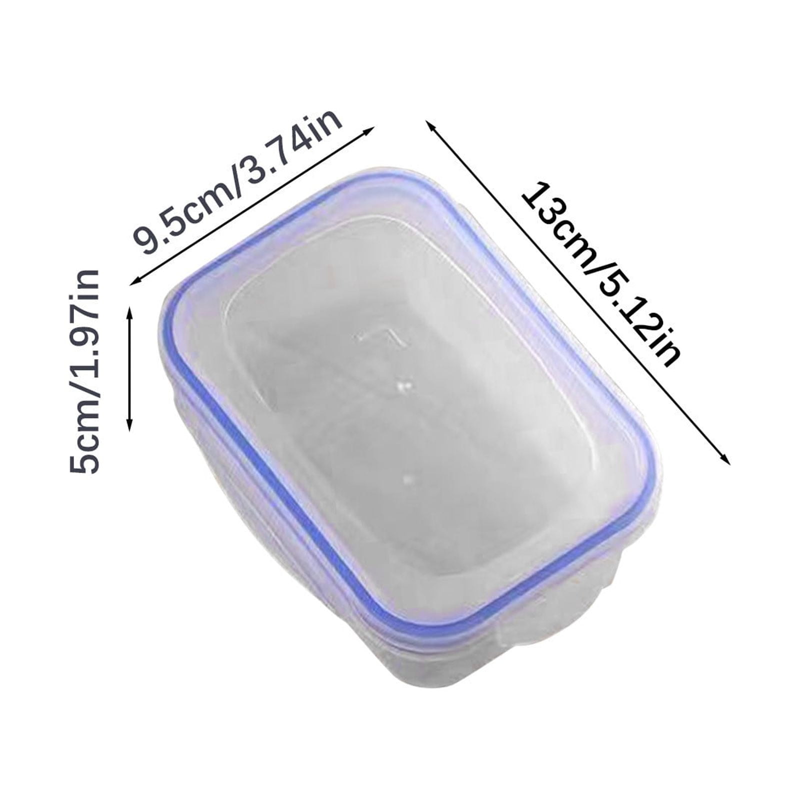 Bigersell Plastic Food Storage Containers with Lids Airtight Food ...