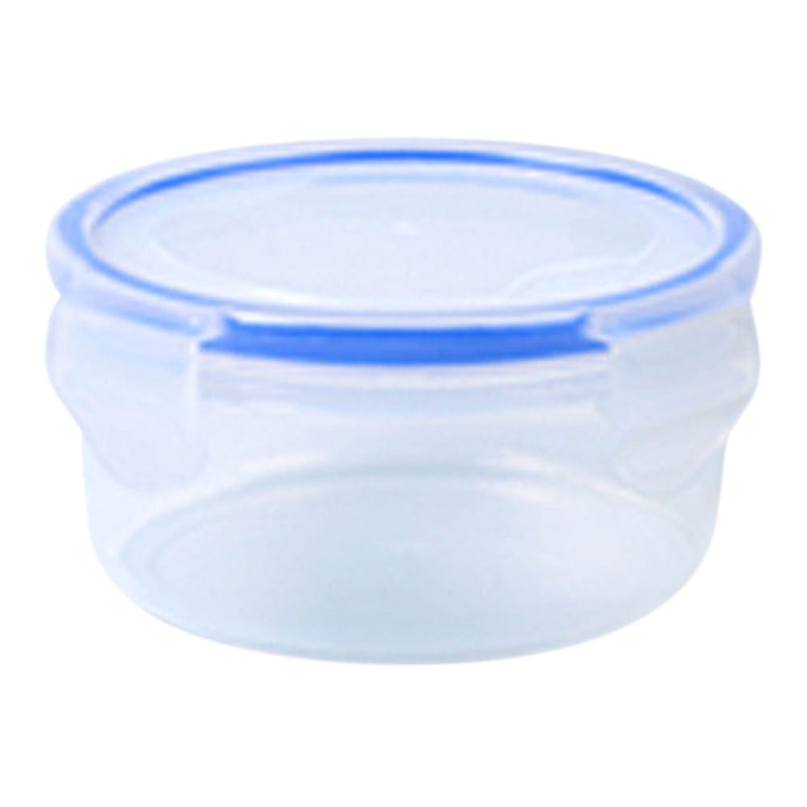 Bigersell Plastic Food Storage Containers with Snap Lids Airtight Round ...