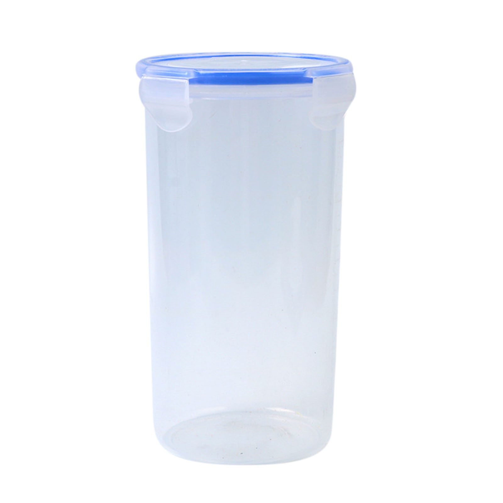 Bigersell Plastic Food Storage Containers with Snap Lids Airtight Round ...