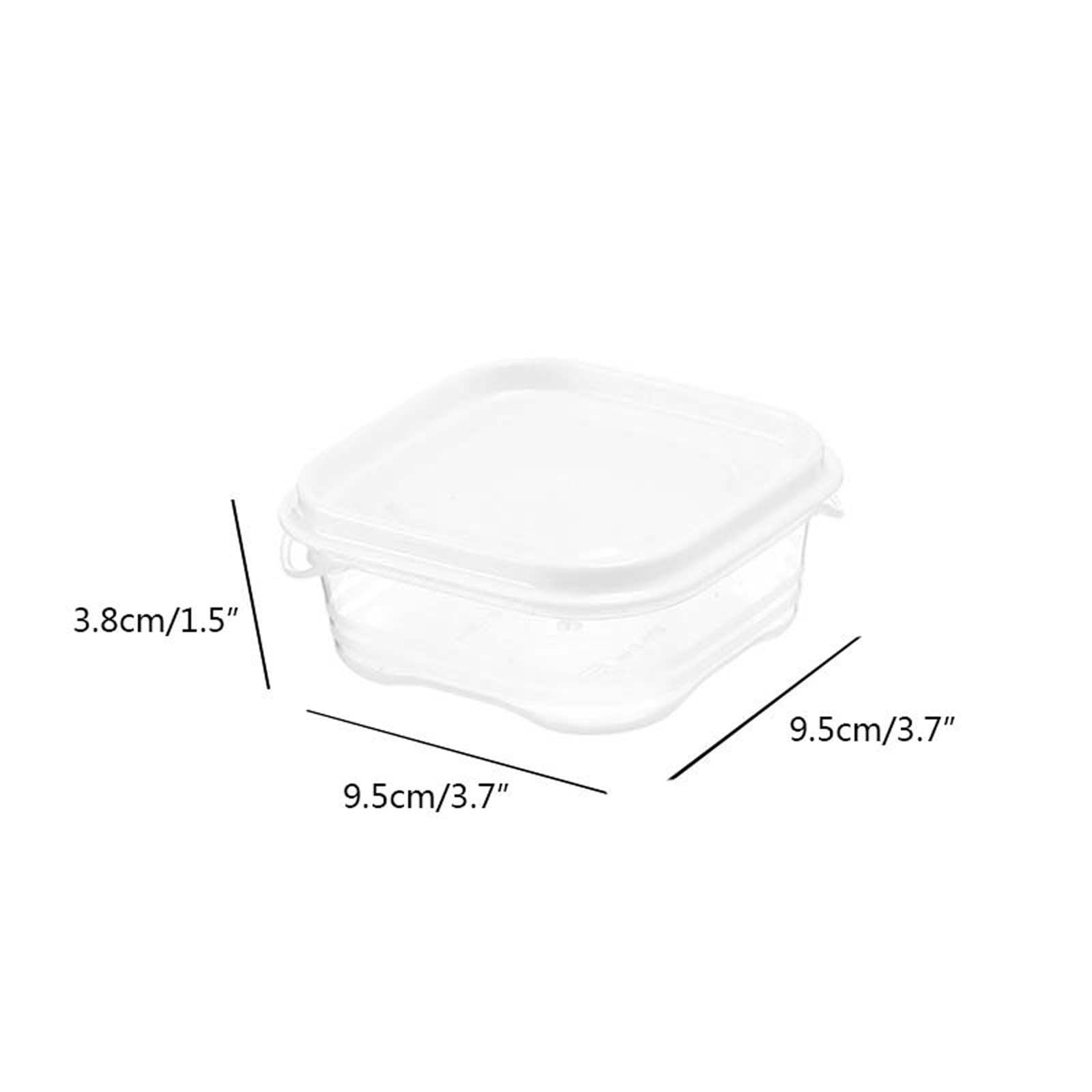 Bigersell Plastic Food Storage Containers w/ Lids Stackable Cereal ...