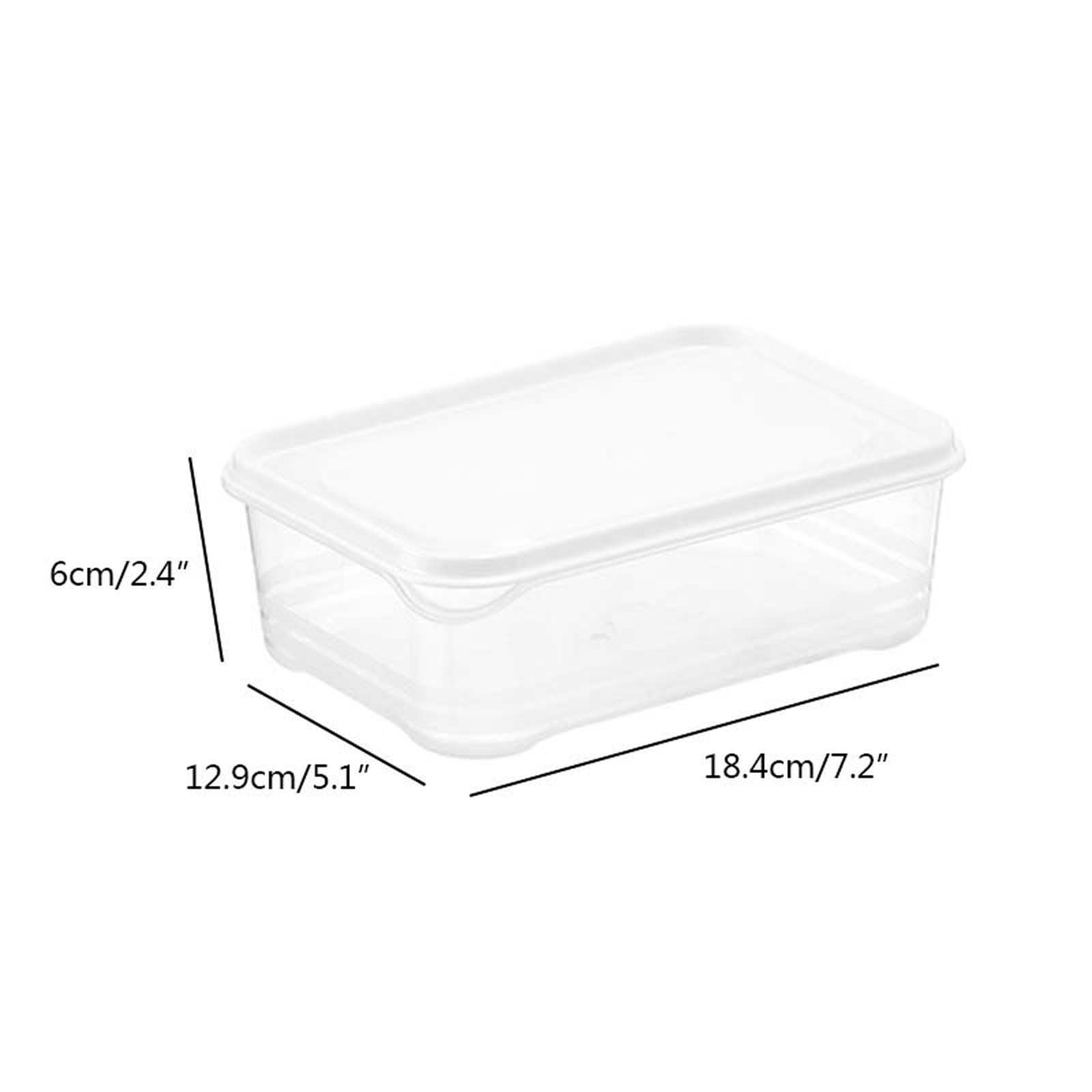 Bigersell Plastic Food Storage Containers w/ Lids Stackable Cereal ...