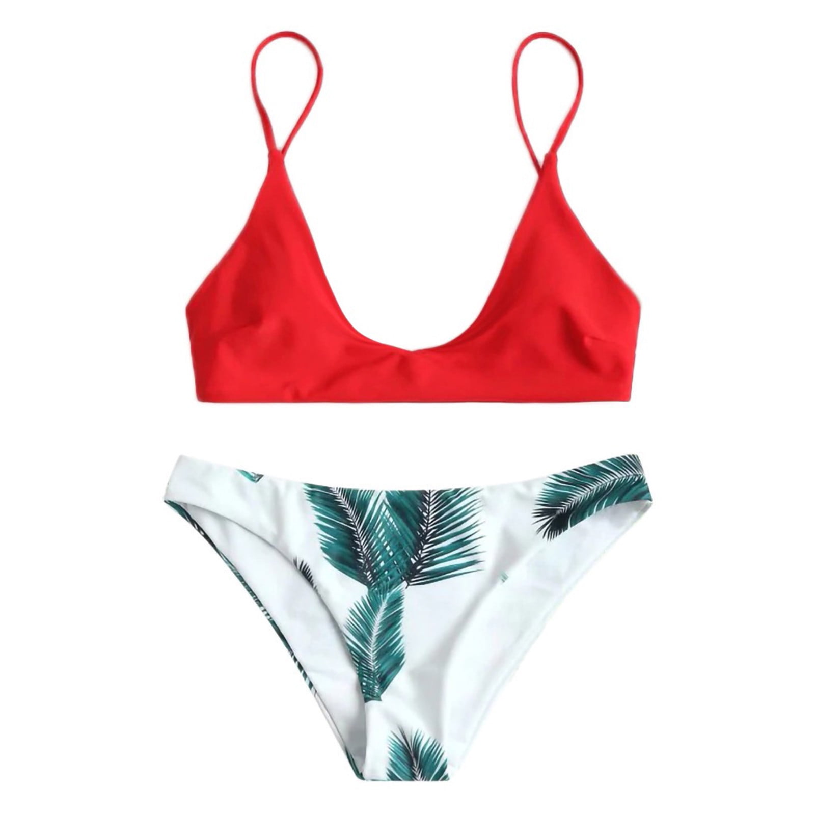 Bigersell Plus Size Swimsuit For Women Tankinis Summer Female Bathing