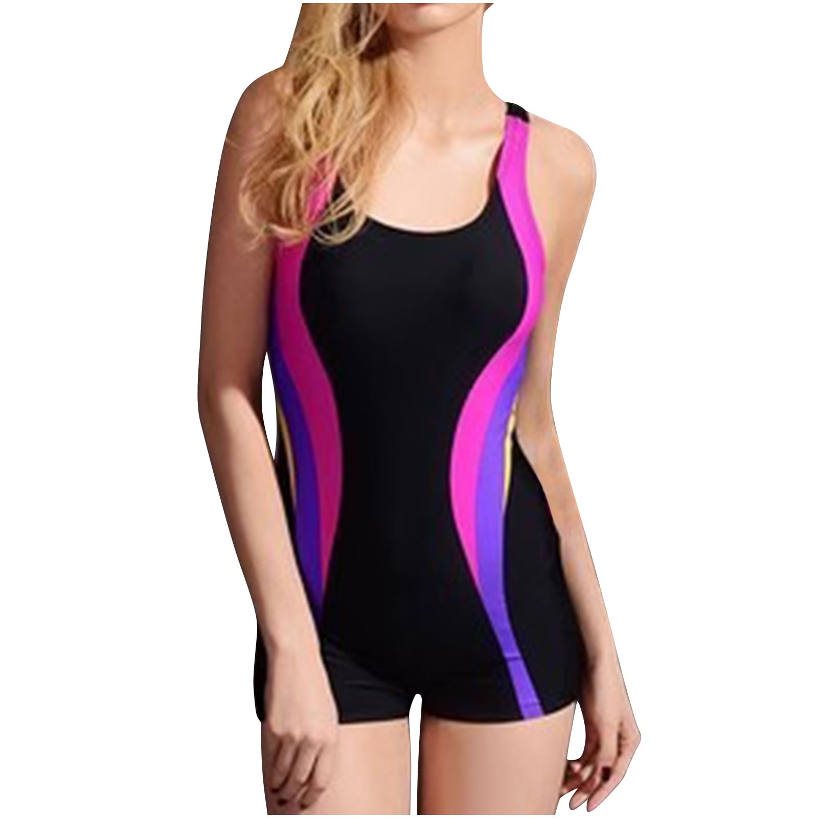 Bigersell Push Up One Piece Swimsuits For Women Summer Nylon Slimming