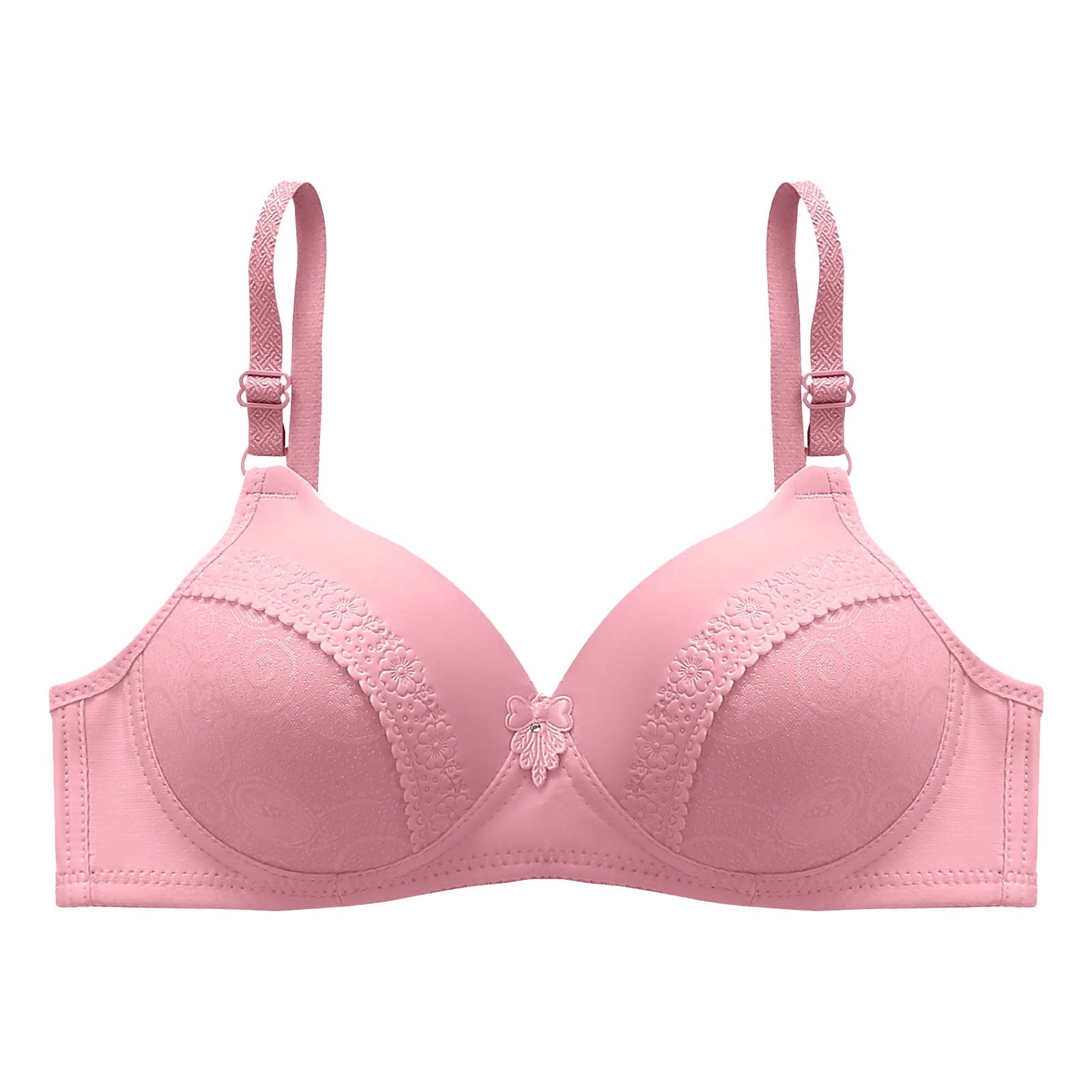 Bigersell Push up Padded Bras Women Wireless Full-Coverage Bra Comfort ...