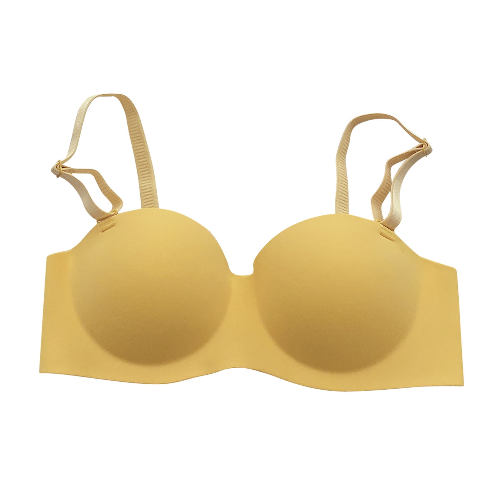 Bigersell Push-Up Bras V-Neck Wire-Free Bra Support Women Comfortable ...